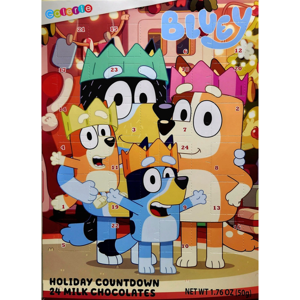 Bluey Holiday Countdown Calendar 4.2oz - 24ct | Sabean's Coffee ...